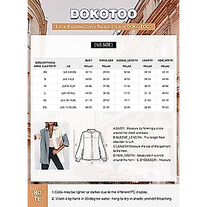 Dokotoo Women's Comfy Color Block Button-Up Shirt, Roll-Up Long Sleeve, Soft Oversized Boyfriend Top, Beach Cover, Black XL