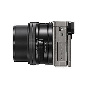 Sony Alpha a6000 Mirrorless Digital Camera with 16-50mm Lens, Graphite (ILCE-6000L/H)