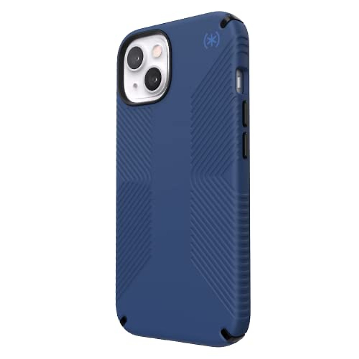 Speck Presidio2 Grip Case for Apple iPhone 13 -Polycarbonate, Shock-Absorbent, Coastal Blue and Black