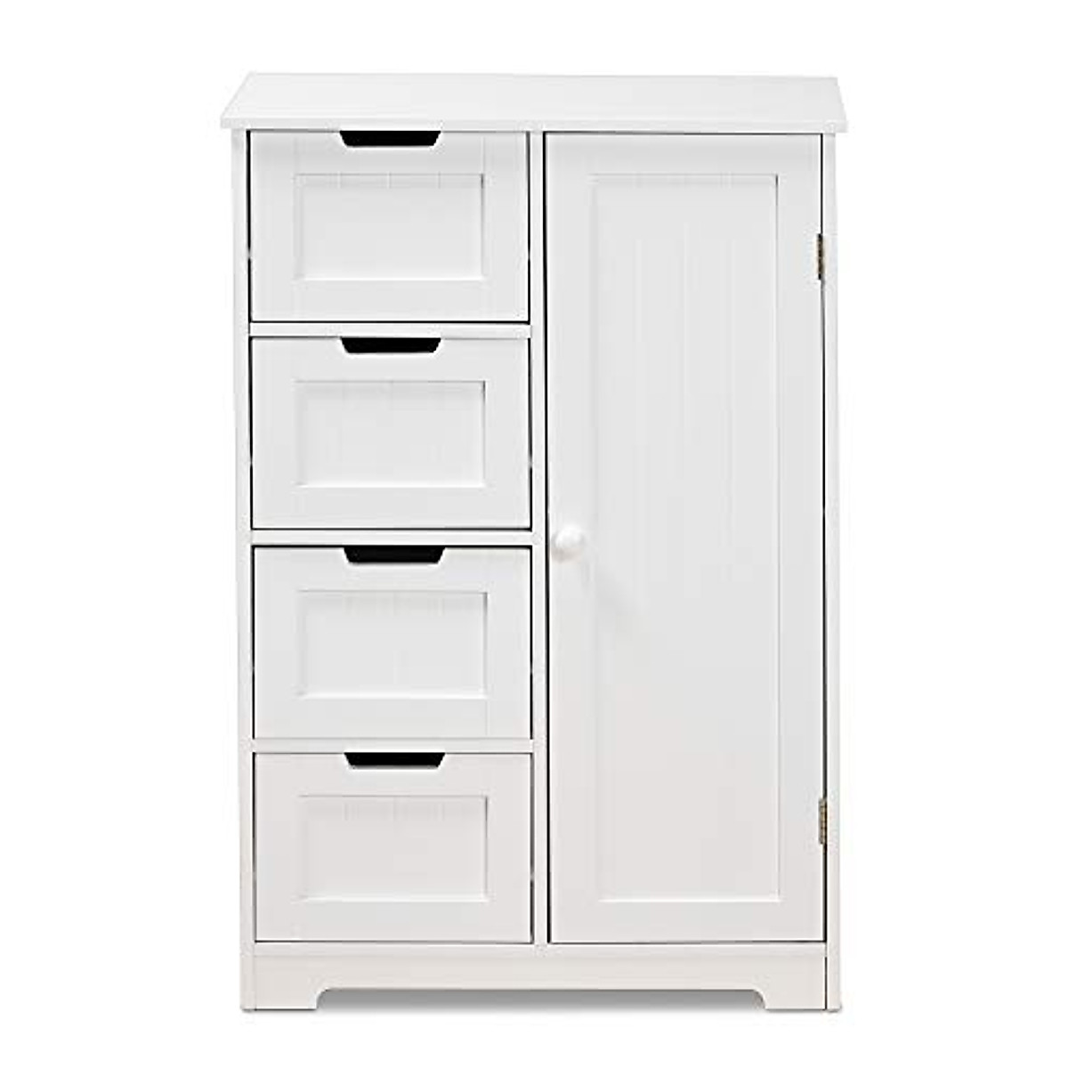 Baxton Studio Bauer Bathroom Shelving, White