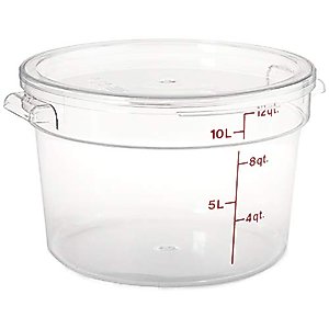 Cambro , 12 Qt with Lid, White