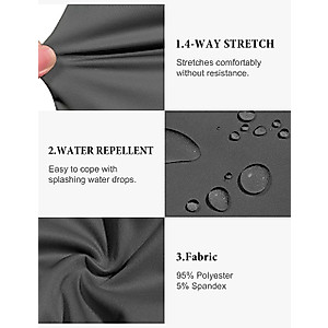 Little Donkey Andy Women's Short Sleeve Jacket Windproof Lightweight Vest for Golf Hiking Running Grey M