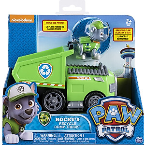 Paw Patrol – Rocky’s Recycle Dump Truck Vehicle with Rocky Figure