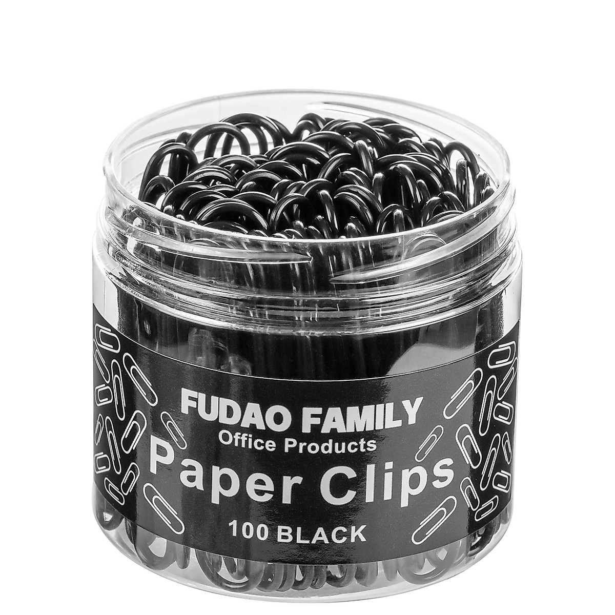 Jumbo Paper Clips, 2 Inch Paper Clip, 100 pcs Large Paperclips (Jumbo, Black)