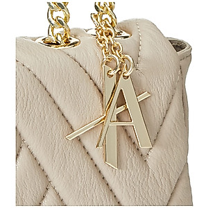 A|X Armani Exchange Women's Quilted Medium Crossbody Bag , Noise, OS
