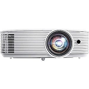 Optoma GT1080HDRx Short Throw Gaming Projector | Enhanced Gaming Mode for 1080p 120Hz Gameplay at 8.4ms | 1080p and HDR support with 4K UHD input | Bright 3,800 Lumens for Day and Night Gaming | White