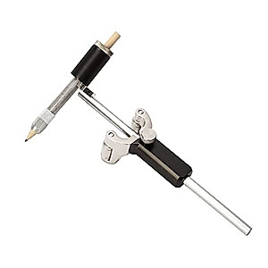 Woodworking Linear Arc Dual-purpose Scriber Ruler Parallel Line Drawing Tool Measuring Gauge DIY Multifunctional Woodworking Scribe Tools