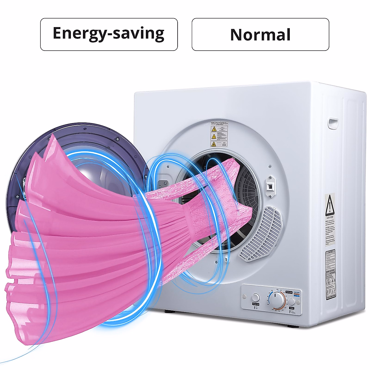 ACONEE 2.7 cu.ft Compact Clothes Drye