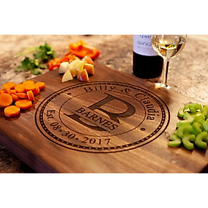 USA Hand Crafted Custom Cutting Boards Make Great mens gifts for Christmas Gifts for Woman or Wedding gifts, Anniversary Gifts, or Christmas Gifts for couples.