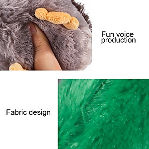 MCGOS Plush Animal Dog Toys, Squeaky Stuffed Animal Toys, Durable Squeaky Teething Dog Toys, Interactive Soft Plush Puppy Chew Toy, Pet Toys, for Small, Large Dogs Boredom Relief, Training, Playing