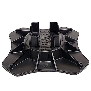 Foundation Block System for 1.5" - 2' Joist and Bearers as Well as 3.5" x 3.5" and 4" x 4" Posts, for Low Profile and Raised Decks, Sheds - DHFB1