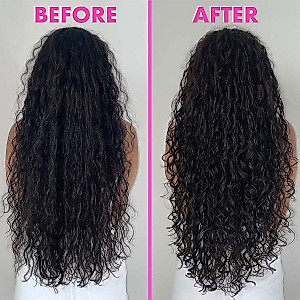 Umberto Giannini Curl Jelly Shampoo & Conditioner - Jelly Wash & Jelly Care - Vegan, Cruelty Free, & Sulfate Free for Curly or Wavy Hair - No Frizz