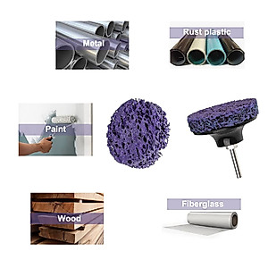 21 Pcs 2" Quick Change Easy Strip Discs Angel Die Grinder Attachments for Strips Paint, Cleans Welds, Removes Rust, Scale and Oxidation.