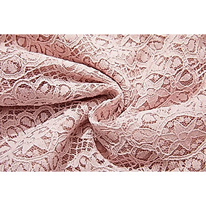 Niyage Toddler Girls Elegant Lace Pom Pom Flutter Sleeve Party Princess Dress Dusty Pink 90