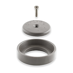 Phivan Pre-Rinse Spray Valve Repair Kit 1.15 GPM Spray Face Bumper and Screw Repair Part for All Commercial Sink Kitchen Faucet Dish Sprayer (Gray)