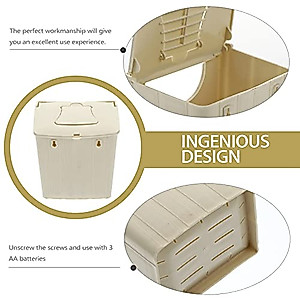 balacoo Bird Cage Parrot Breeding Box Nesting Box: 2pcs Parakeet Bird Nest House Cage Mounted Plastic Hanging Bird Hut for Finch Cockatiel Budgie Conure Parrot