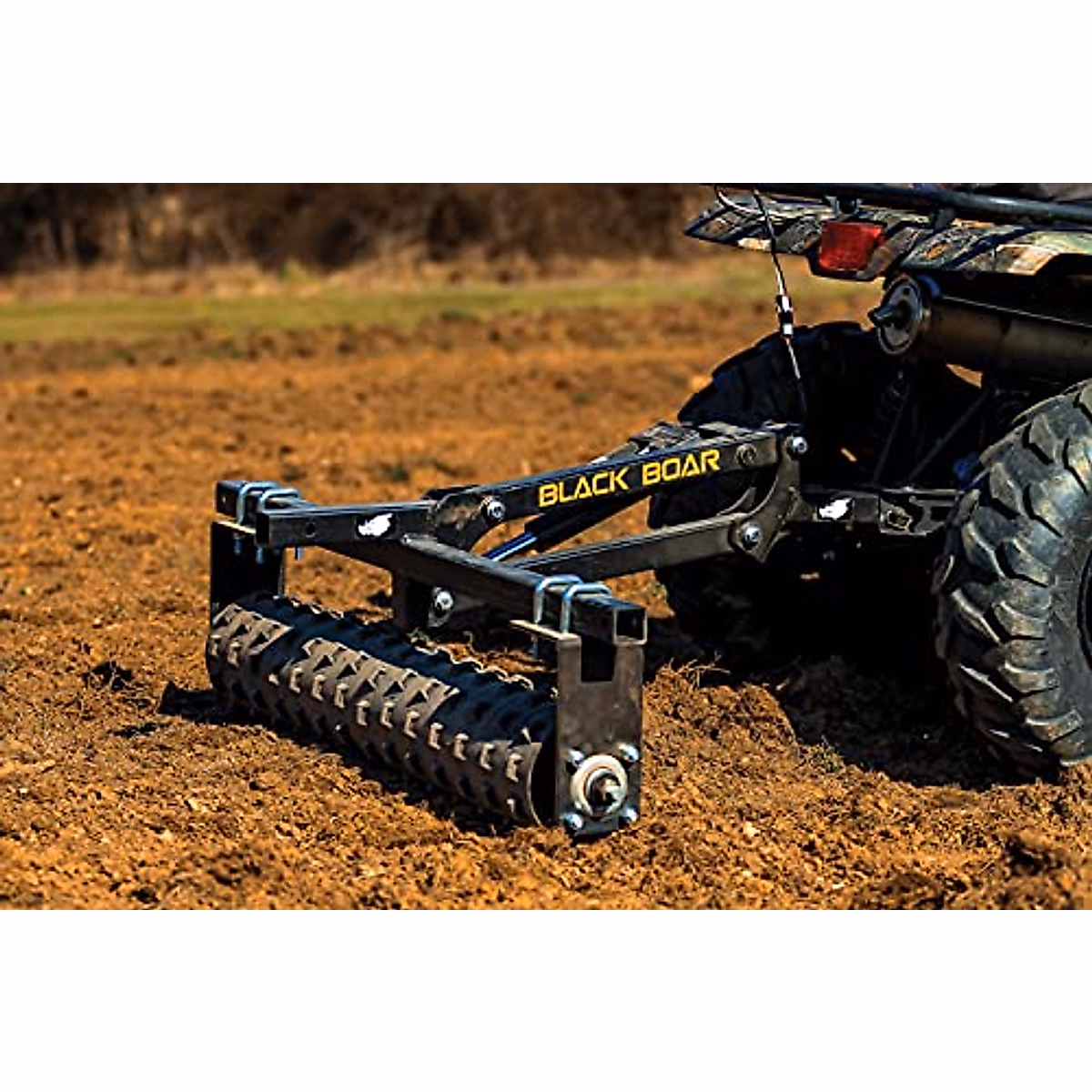 Black Boar ATV/UTV Cultipacker Implement, Breaks Up Clods, Packs Down Loose Soil and Forces Seed Bed (66009)