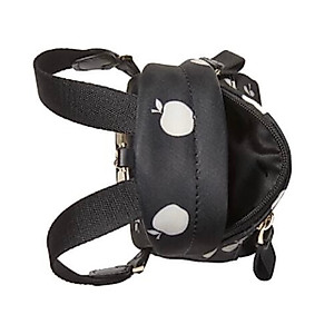 Kate Spade Women's Chelsea Mini Apple Backpack Keychain Keyfob Bagcharm (Black)