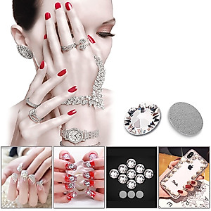 1440PCS Crystal Rhinestones SS20 4.8mm Flatback Glass Rhinestones Gemstones Diamantes for Clothes Shoes Nails Art Crafts Decoration