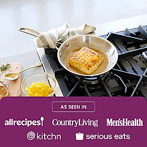 American Kitchen - 10 inch Stainless Steel Skillet & Frying Pan, Made In America