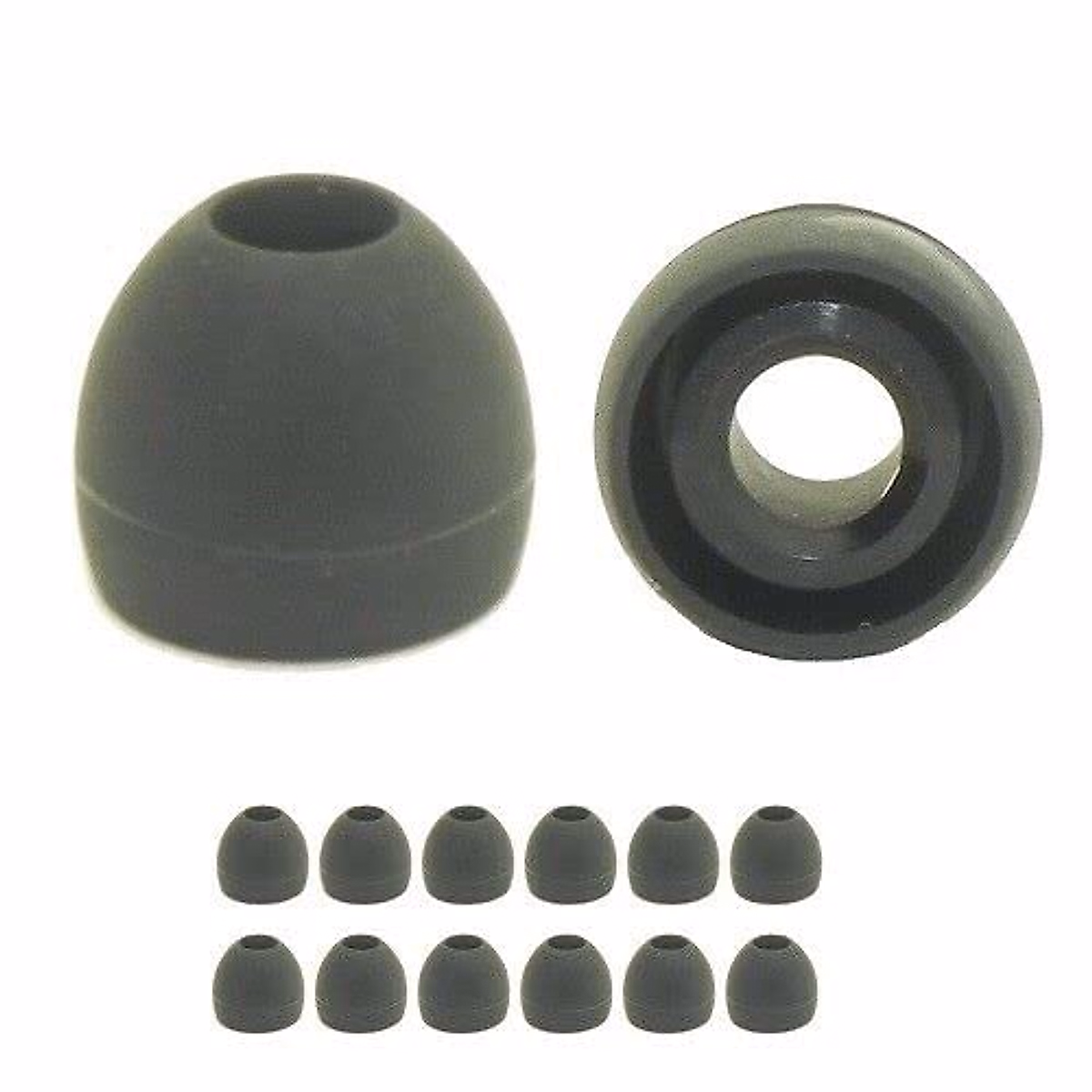 10 Pairs Small Size Only Silicone Replacement Earbud Ear Buds Tips 3.9mm - 4mm Connection Point