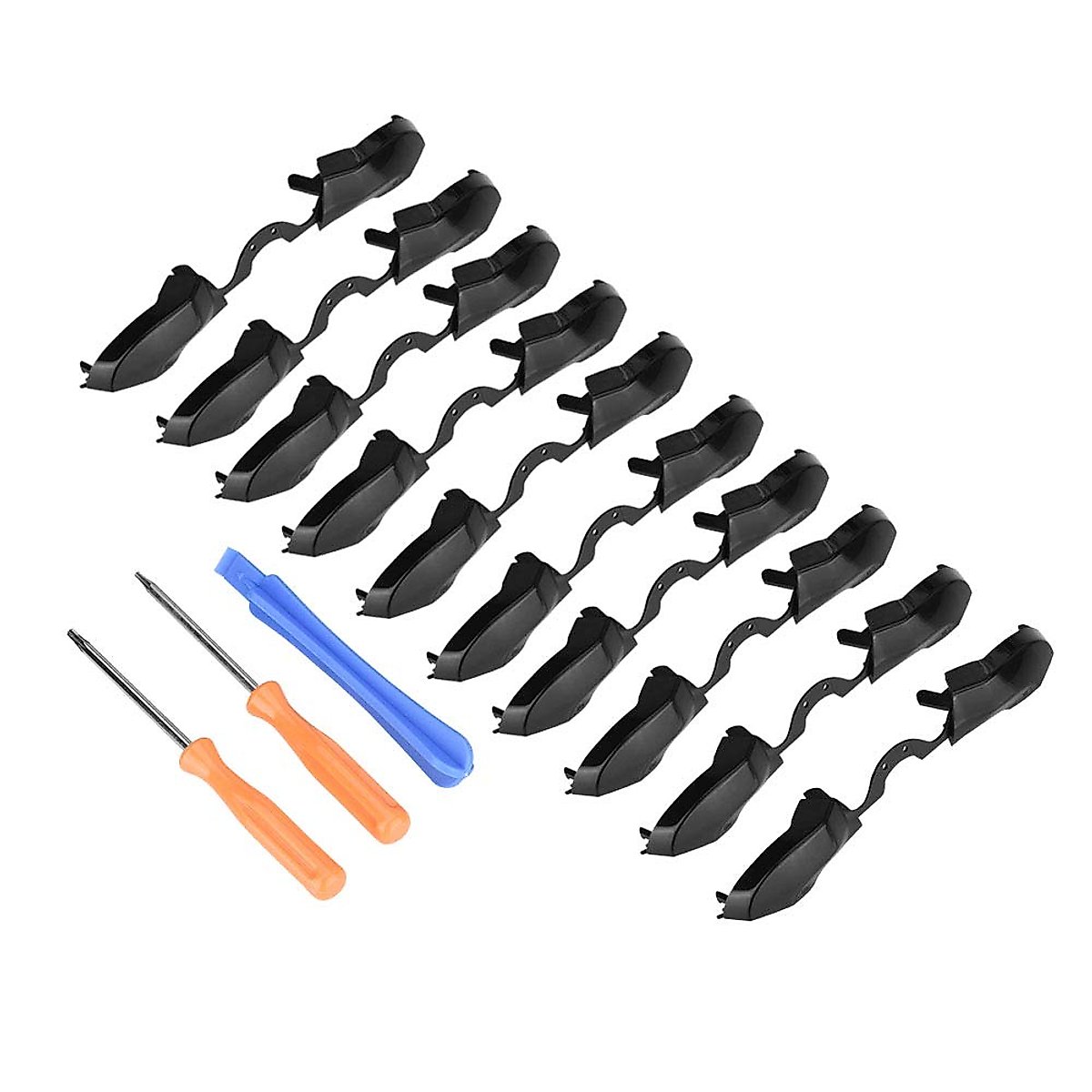 10pcs Bumper Buttons Kit for Xbox One Elite, Buttons Replacement Accessory with Screwdriver