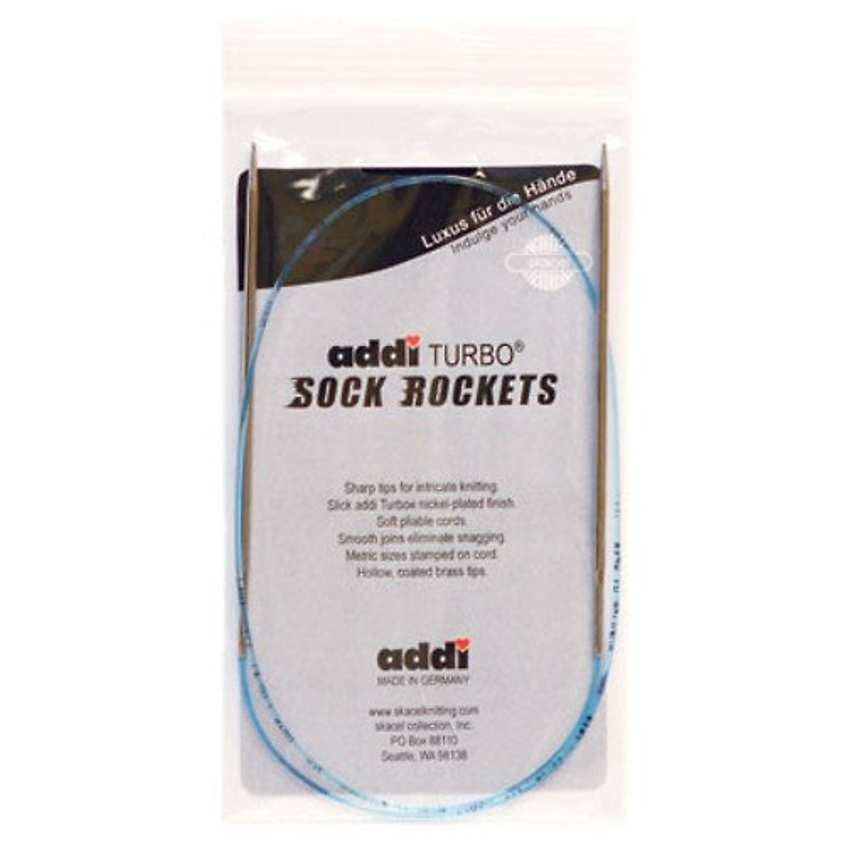 addi 40" Turbo Rockets Needles - 2.25mm - Knitting Needles from