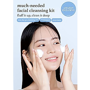 Nooni 2-in-1 Much Needed Facial Cleansing Kit - Whip Maker & Face Cleanser | Gift, Gift set, Foam Maker, Remove Impurities, Daily Routine, for All Skin Types