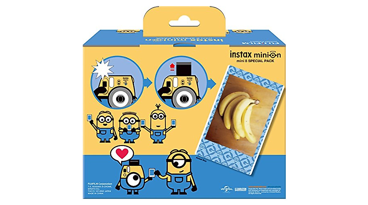 Fujifilm Instax Mini 8 Minion Instant Camera - Fun Photos!