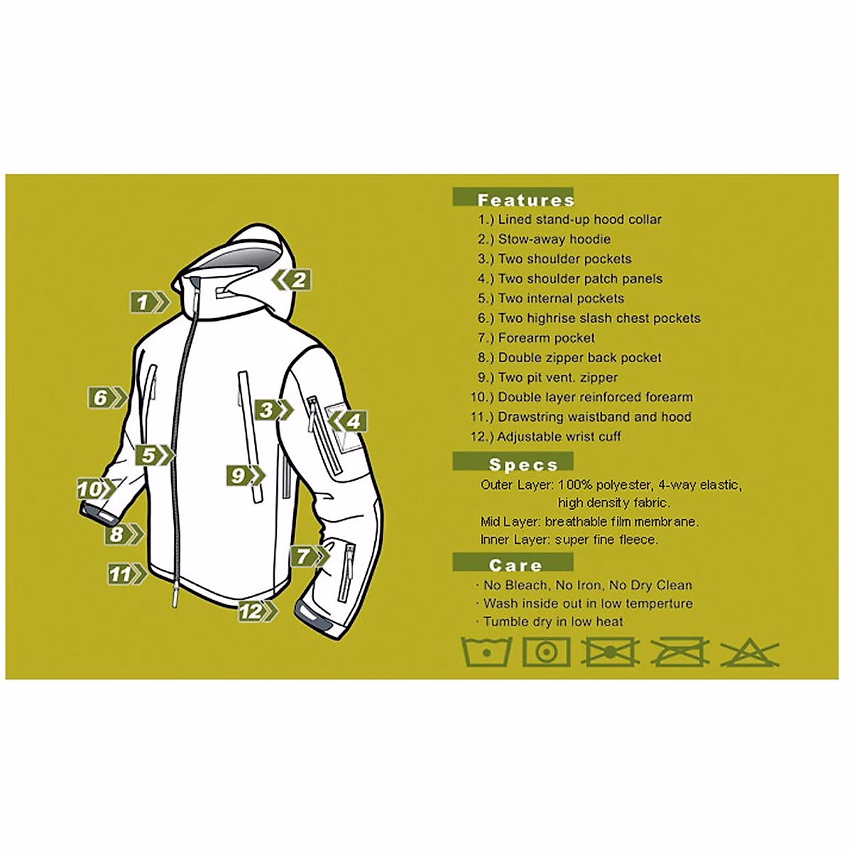 Condor Outdoor Summit Soft Shell Tactical Jacket, Navy Blue, Medium