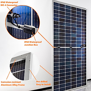 Futuresolar 31PCS Bifacial Solar Panels 545 Watt Monocrystalline Rigid High Efficiency Photovoltaic Module for Commercial and Residential Large-Scale Field Farm Power Stations，CSA Certification