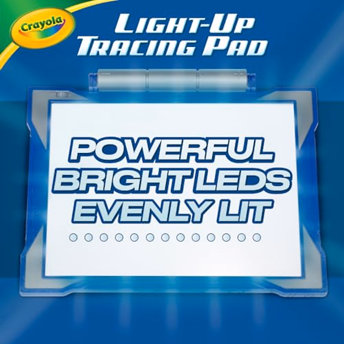 Crayola Light Up Tracing Pad - Blue, Tracing Light Box for Kids, Drawing Pad, Toys for Kids, Gift for Boys & Girls, Ages 6, 7, 8