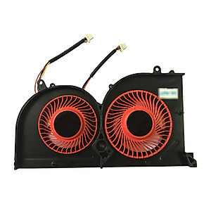 HK-part Fan Replacement for MSI GS63VR Series GS63VR 6RF GS63VR 7RF GS63VR Stealth Pro MS-16K2 MS-17B1 BS5005HS-U2L1 Gpu Cooling Fan 4-Pin DC 5V