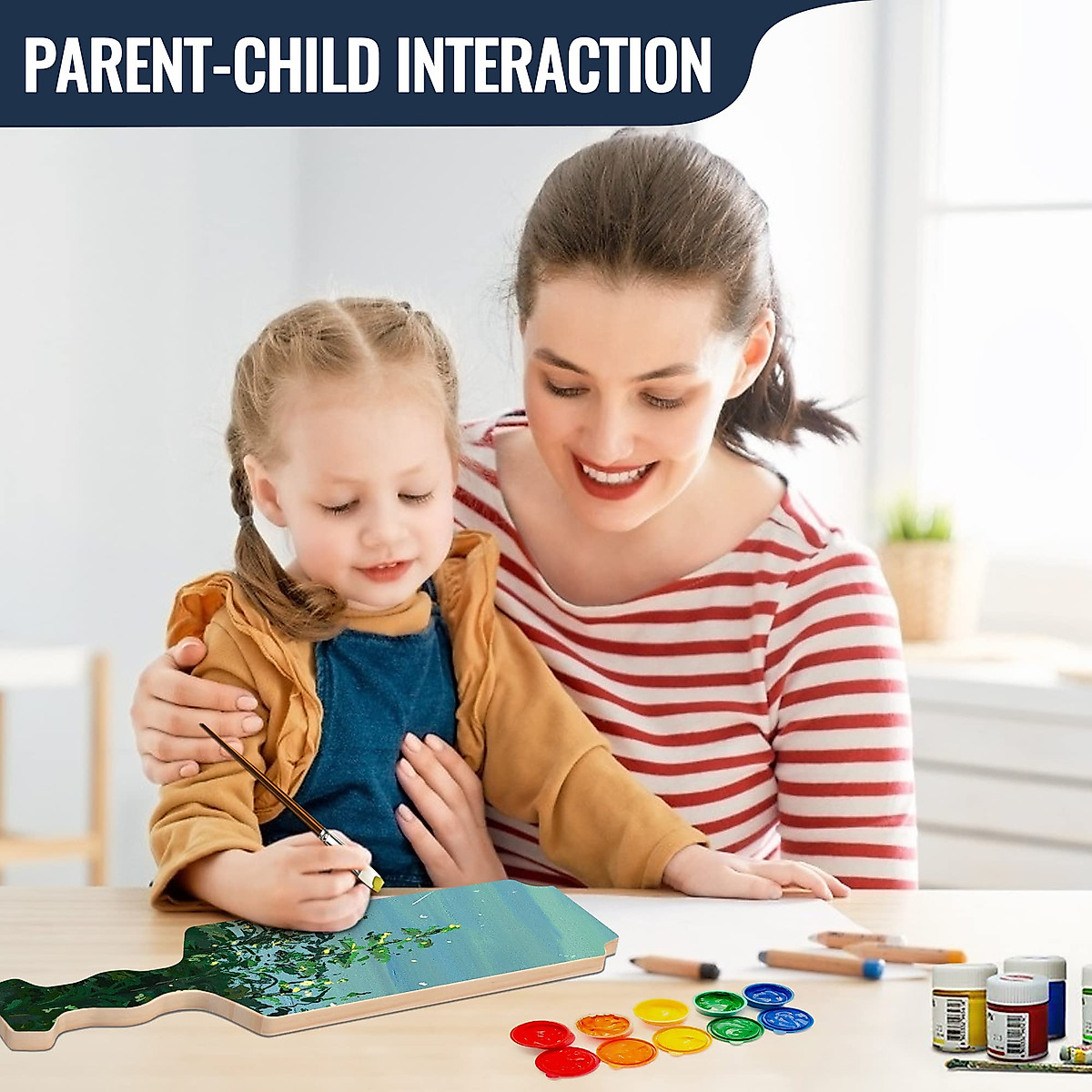 HHLUPUP Fraternity Paddle 18 Inch, Unfinished Solid Pine Paddle, Greek Sorority Paddle for Drawing, Engraving, Art Crafts, Greek Life, Home Decoration