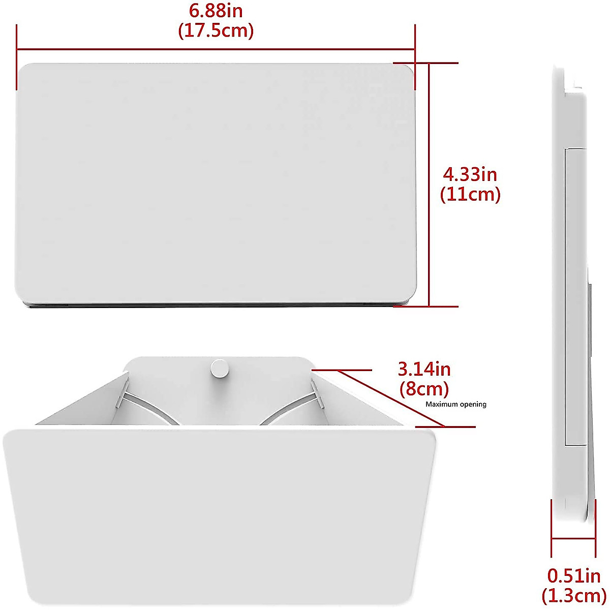 Holder Wall Mount Damage-Free (2 Pack),can be folded，Compatible with Game Controller，Headphone, Mobile Phone, Remote Controller, for Kitchen, Living Room, Bathroom, Bedside, Office