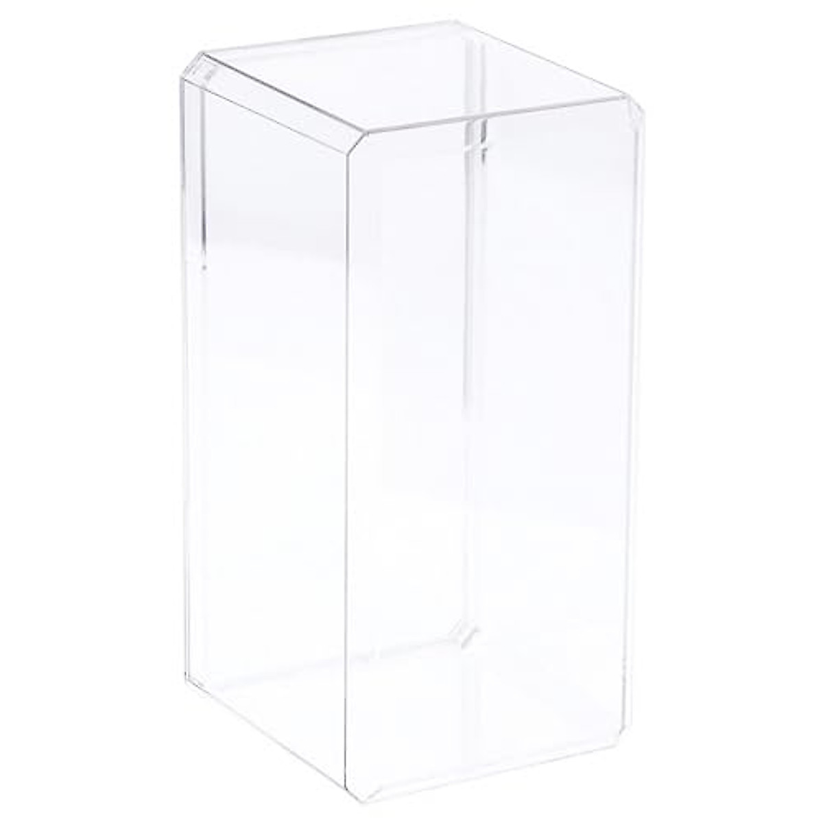 Pioneer Plastics 094C Clear Plastic Beveled Edge Display Case, 4.375" W x 4.125" D x 9" H (for 8 inch Dolls) (Mailer Box)
