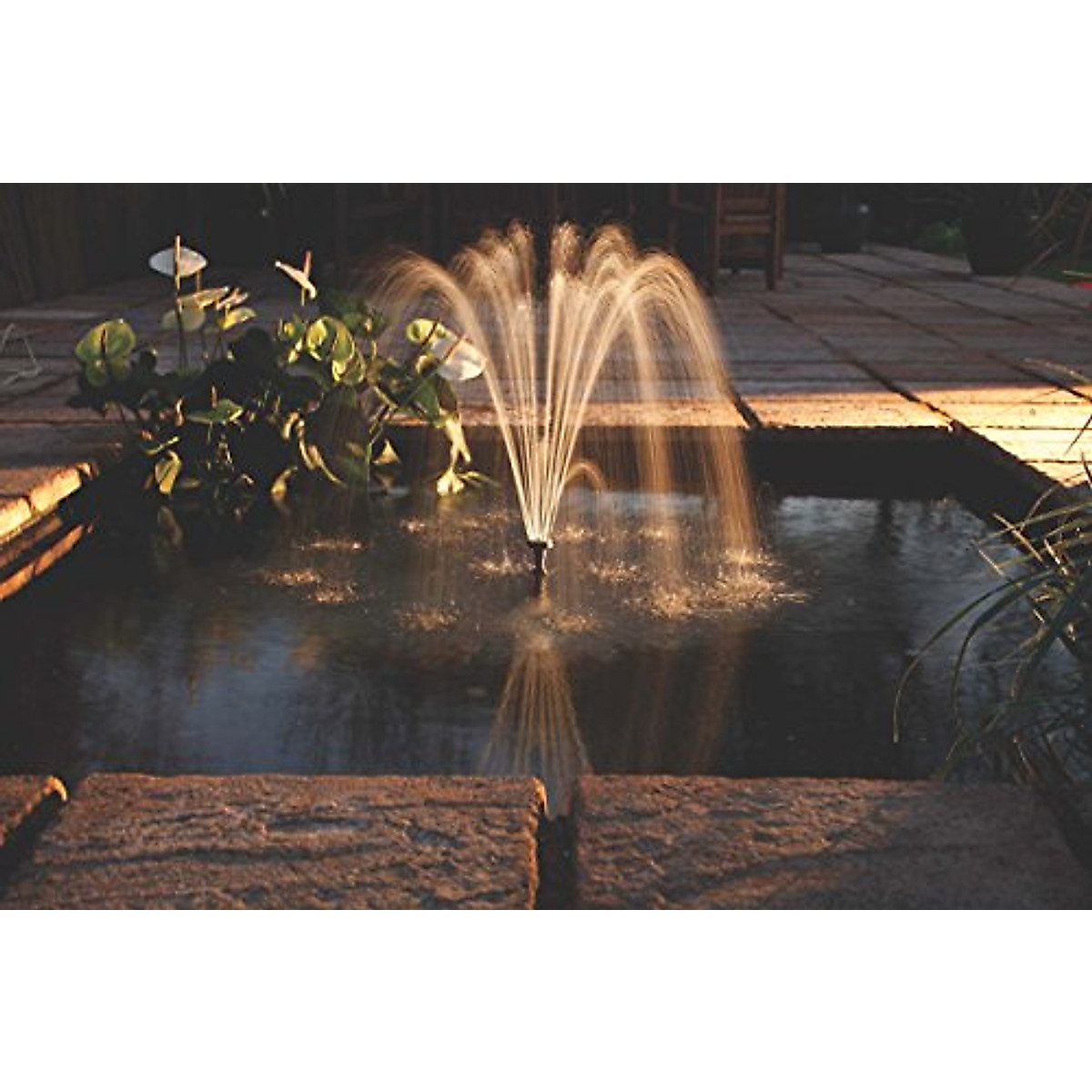 Pennington Aquagarden , Universal 1200 All in One Submersible Pond & Water Pump , Suitable for Fountains, Filters, Waterfalls, Hydroponics & Aquaponics , For Ponds up to 600 Gallons, 1200 - large pond