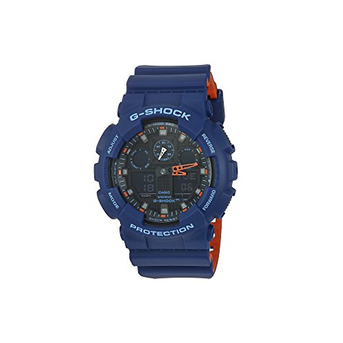 Casio Men's GA-100L-2ACR G SHOCK Analog-Digital Display Quartz Multi-Color Watch