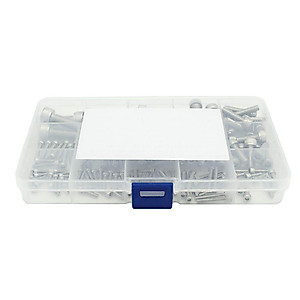 Guard4U 155Pcs 304-Stainless Steel Metric Hex Socket Head Cap Screws Assortment Kit,for M2.5 M3 M4 M5 M6 M8 (14 Sizes)