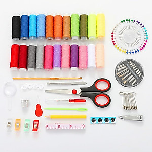 IRDFWH Home Sewing Box Cotton Thread Sewing Kit Home DIY Portable Sewing Tool Set