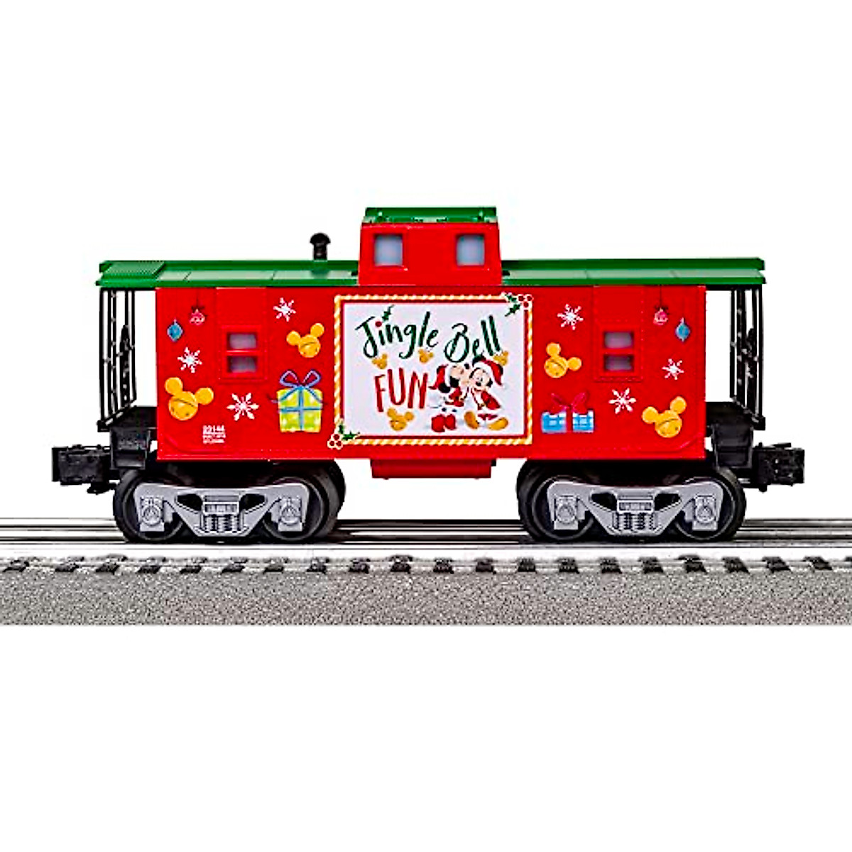 Lionel Disney Christmas LionChief 0-8-0 Set with Bluetooth Capability, Electric O Gauge Model Train Set with Remote 0.5 Liters