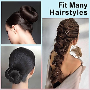 U Shaped Hair Pins,TsMADDTs 100 Pcs Blonde Bun Hair Pins for Women Girls with Box (Golden 2.4 inch)