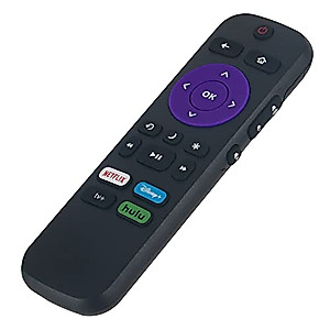 Replacement Remote Control Applicable for Hisense Roku TV 55H8G 65H8G 58R6E3 43R6090G 55R8F 50R6090G 65R8F H6570G 55H8F 32H4F 43H4030F1 58R6E 43H4F 55R6E3 50R6E3 65R6090G 65R6E3 32H4030F1 50R6E 75R6E3