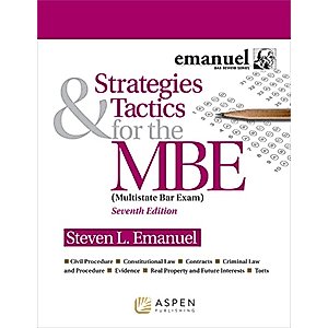 Strategies & Tactics for the MBE (Bar Review)