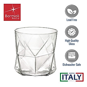Bormioli Rocco - 234510GRB021990 Bormioli Rocco Cassiopea Rocks Glass, Clear, 11.25 oz Glassware Set