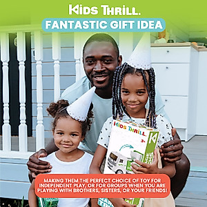 KIDSTHRILL Small Toy Garbage Truck Toys for Boys & Girls Aged 3-12 – 4pcs Set with Different Models, Garbage Truck Trash Truck & Dump Truck