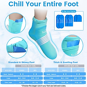 SuzziPad Cold Therapy Socks & Hand Ice Pack Cold Gloves for Chemotherapy Neuropathy, Chemo Care Package for Women and Men, Ideal for Plantar Fasciitis, Carpal Tunnel, S/M