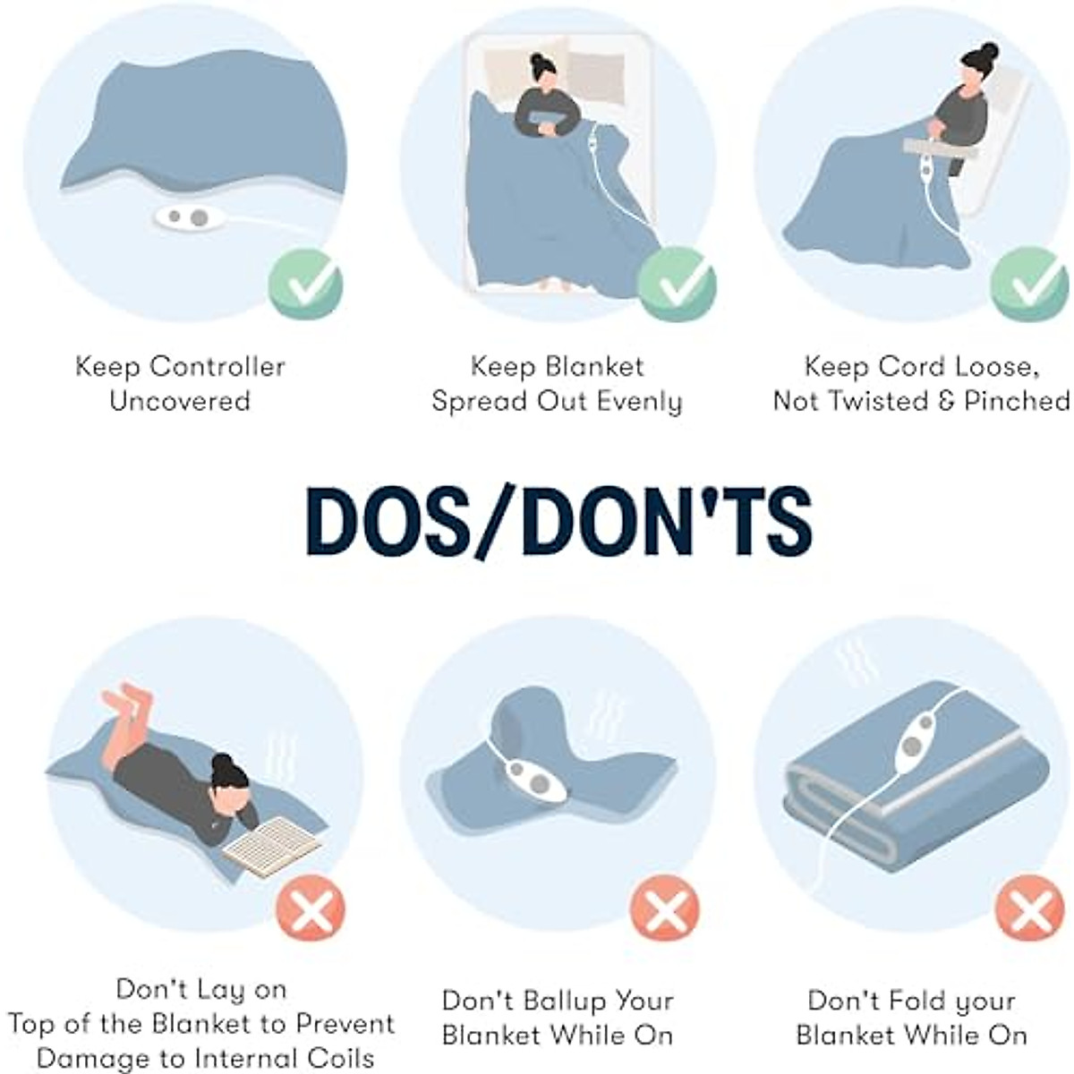 Serta Luxuriously Soft Plush Electric Blanket Fast Heating Cozy Cover, Safety Auto Shut Off Timer, Low EMF, Multi Heat Setting, ETL Certified, Machine Washable, Grey King (92 in x 100 in)