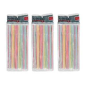 Good Cook Flexible Drinking Straws, 50 Count (Pack of 3)
