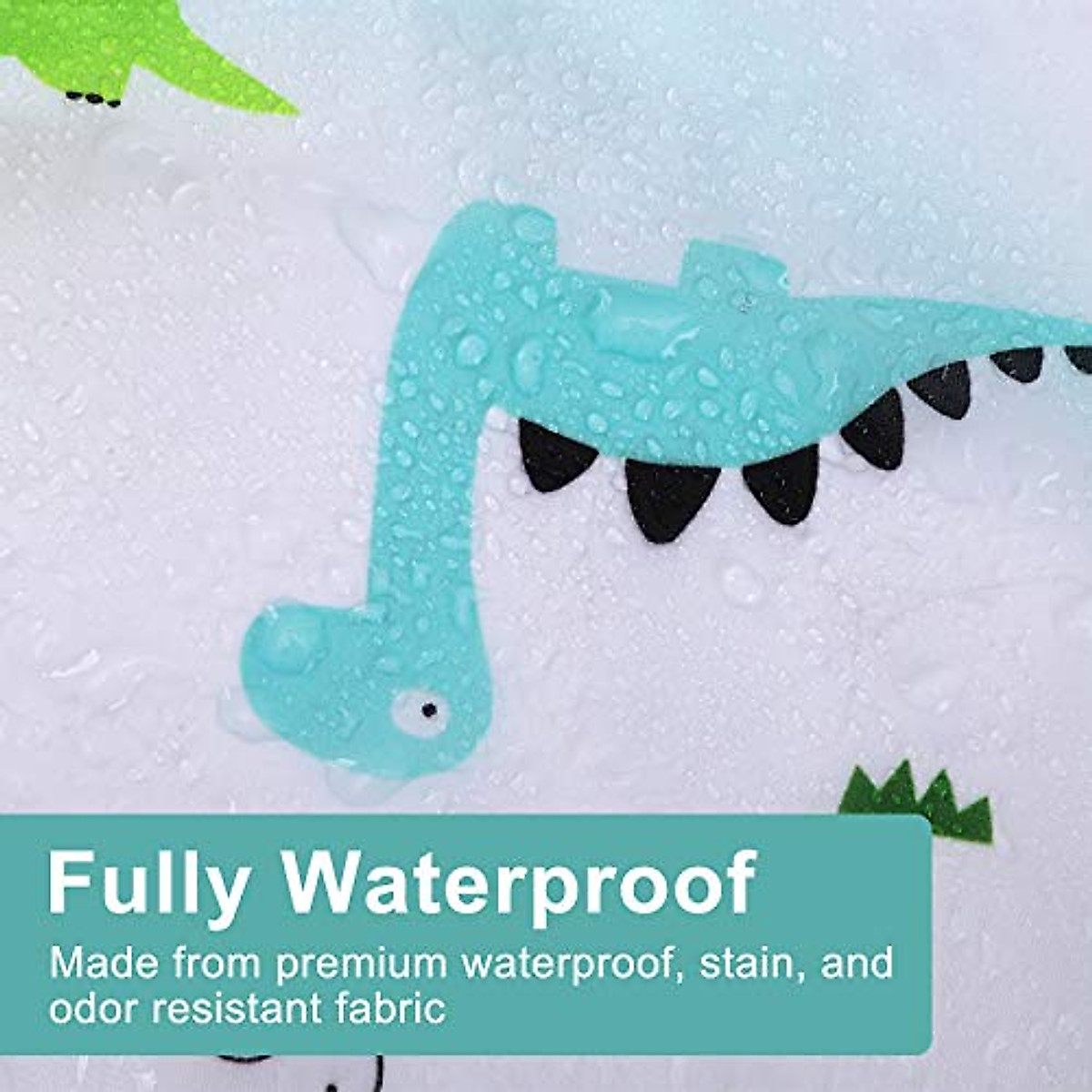 Accmor 4 Pack Long Sleeve Baby Bibs, Waterproof Sleeved Bib, Toddler Soft Bib for 6-24 Months